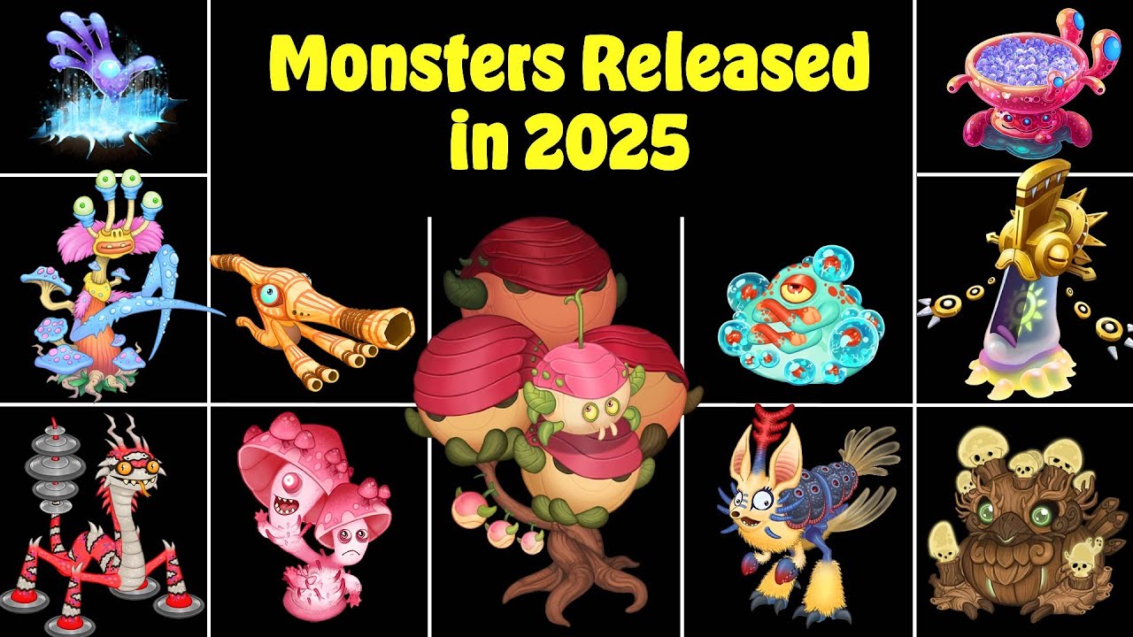All New Monsters Released in 2025 | My Singing Monsters - YouTube