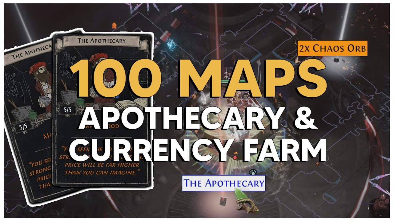 Multiple Apothecary's Found In 100 Maps [PoE 3.20] - YouTube