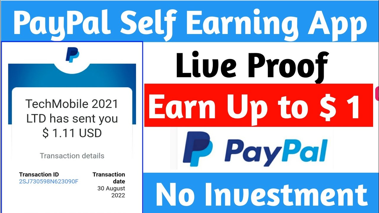 New PayPal Cash Earning App payment proof | Earn PayPal Money 2022 ...