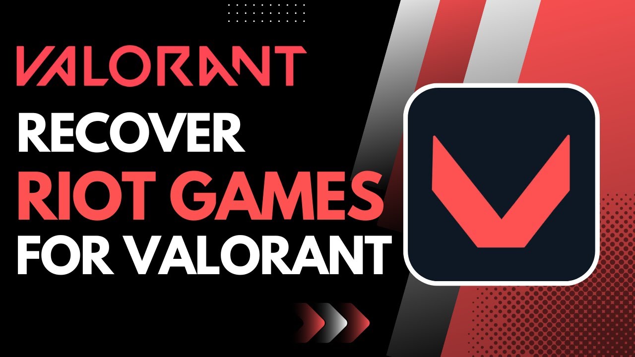 How to Recover Riot Account Valorant ! - YouTube