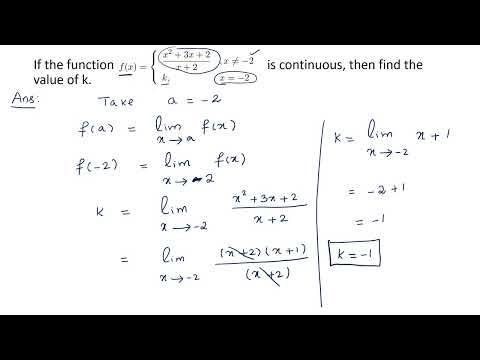 Calculus I - Continuity - YouTube