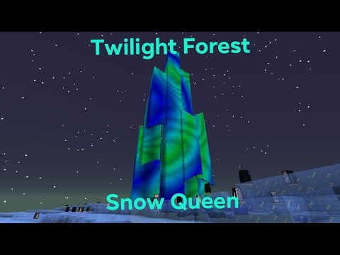 Minecraft Twilight Forest 1.12.2 Snow Queen Boss Fight - YouTube