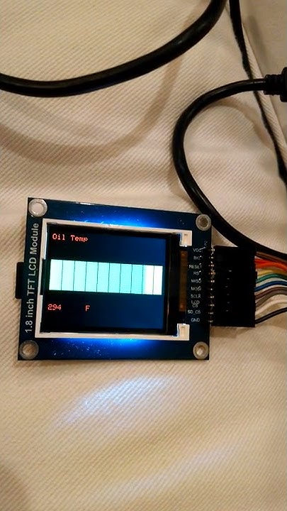 Modular TFT gauge arduino - YouTube