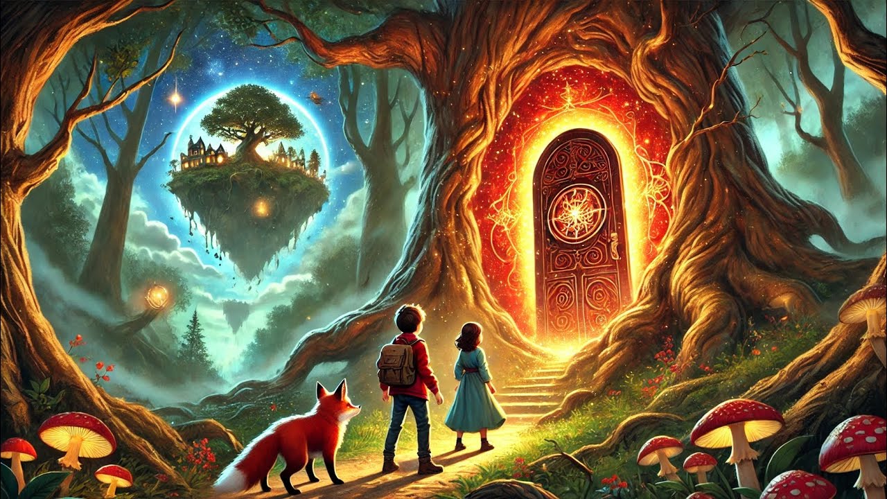 The Secret Adventure Door | Story For Kids | Adventurous Story | Little ...