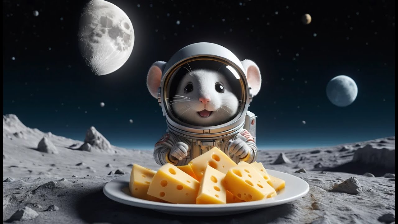 The Moon Mouse and His Cheese Rocket | Fun Nursery Rhyme for Kids ...