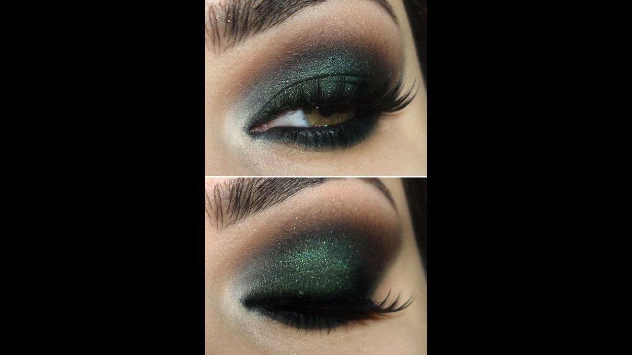 ARMY INSPIRED GREEN SMOKEY EYES - YouTube