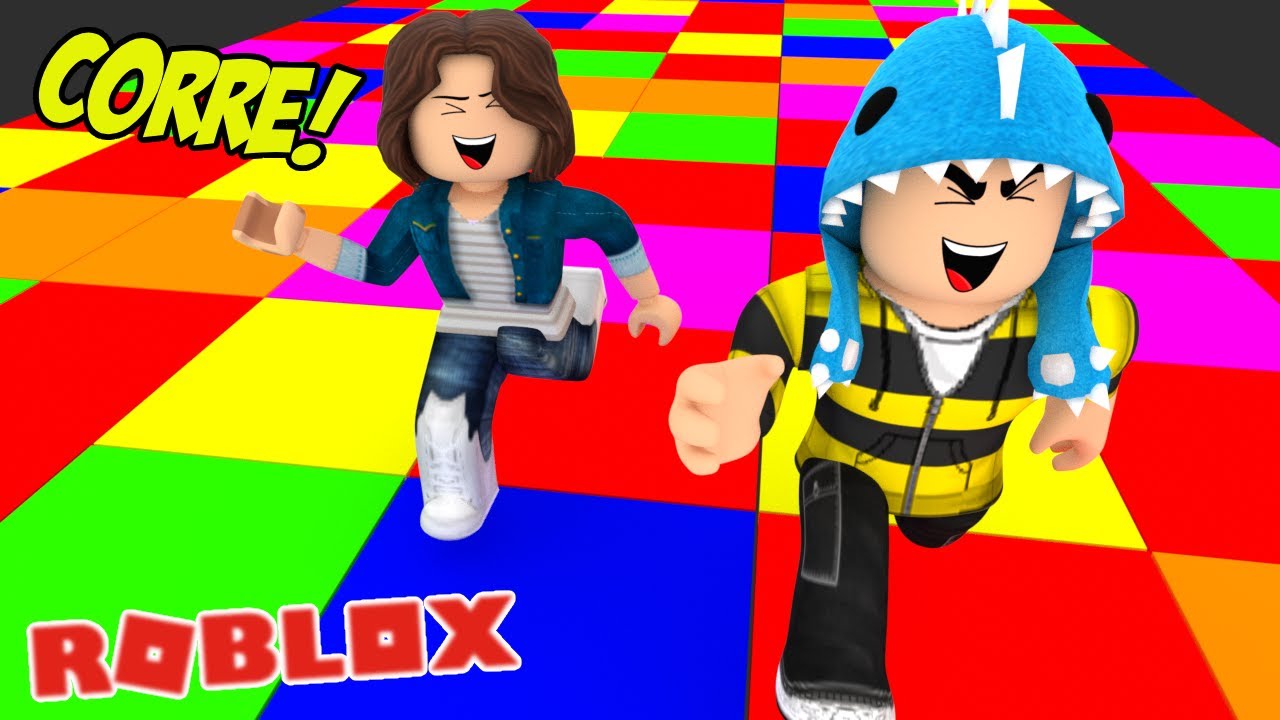 JUGAMOS una EMOCIONANTE CARRERA de COLORES | Color race en Roblox - YouTube