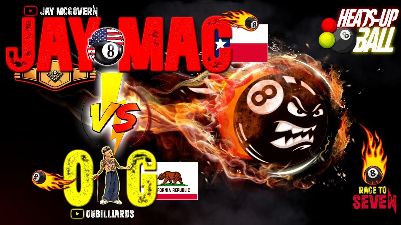 Heads-Up 8-Ball (OG vs JayMac) Race 7 - YouTube