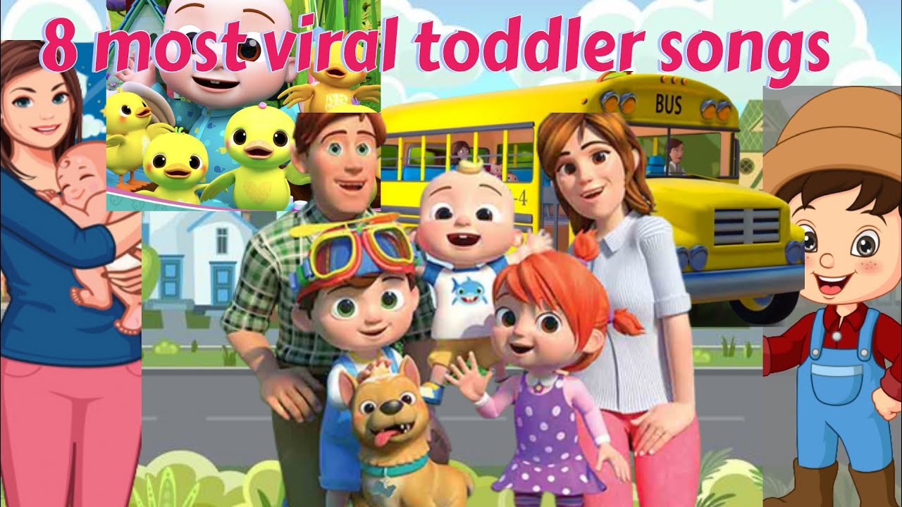 8 most viral kids song more nursery rhymes| most viral kids/ toddler ...