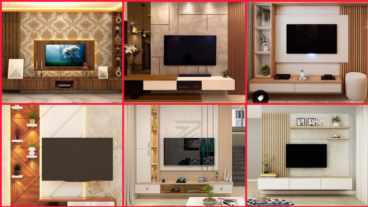 Elegant and classic tv unit ideas | LCD wall designing ideas | Top tv ...