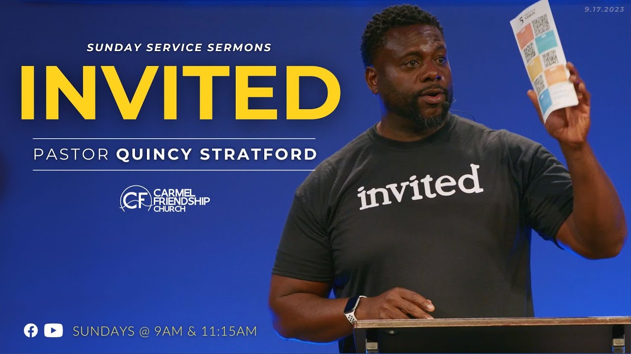 Invited | Pastor Quincy Stratford | Sunday Service Sermons - YouTube