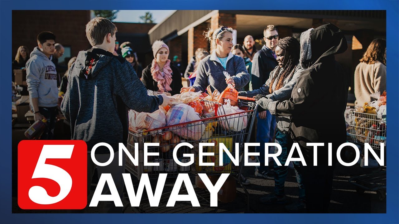 One Generation Away Mobile Food Pantry outreach efforts - YouTube