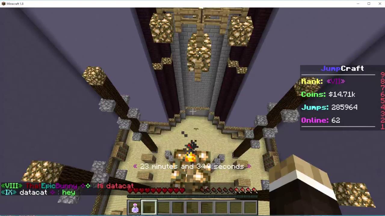 JumpCraft Parkour (Minecraft) Rankup I-III Tutorial - YouTube