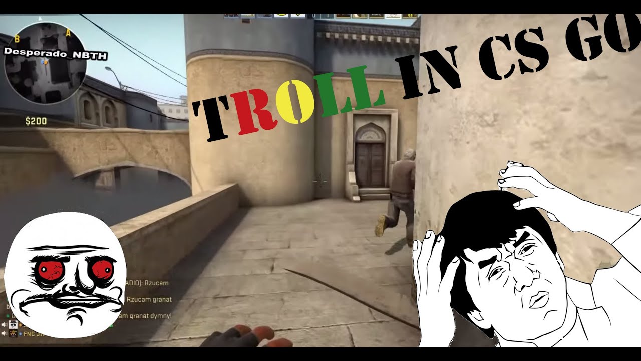 Crazy players met in one team - TROLL IN CS GO - YouTube