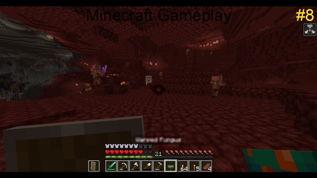 Nether exploration | Minecraft Gameplay#8 - YouTube