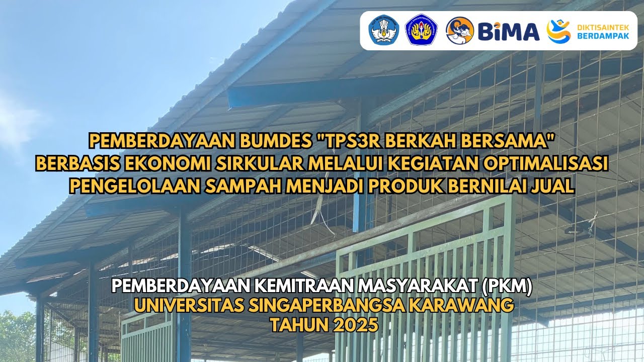 PKM BIMA 2025 Pemberdayaan TPS3R BUMDES Berkah Bersama - YouTube