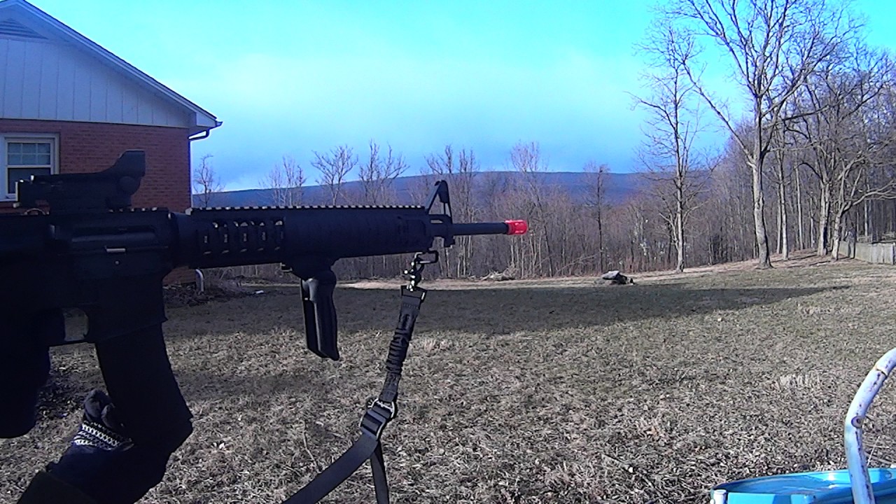 A&K Full Metal M16-A4 SPR DMR Airsoft AEG Rifle - YouTube