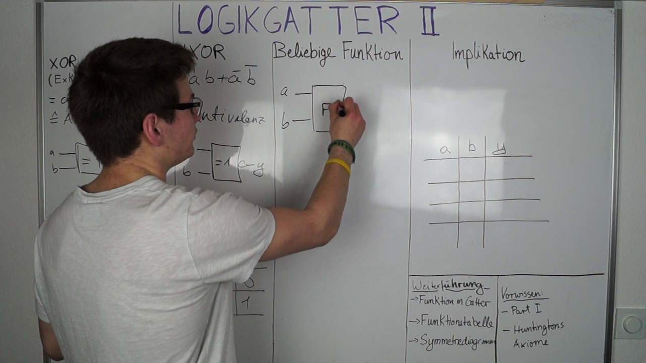 LOGIKGATTER/Logic gate PART 2 | Digitaltechnik - YouTube