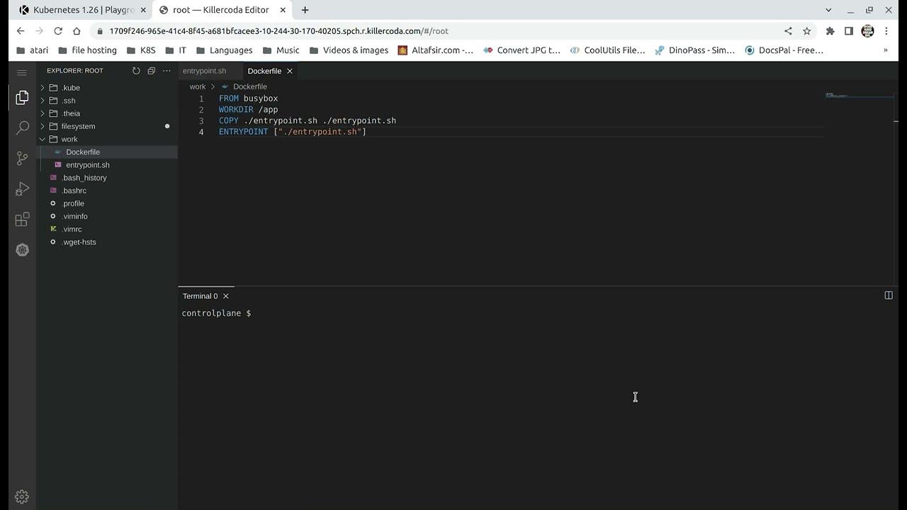Run Shell Script From A Relative Path As Entrypoint For The Container Youtube