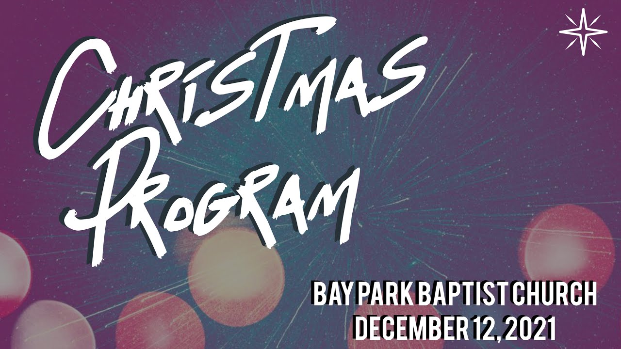 December 12th, 2021 Christmas Program - YouTube
