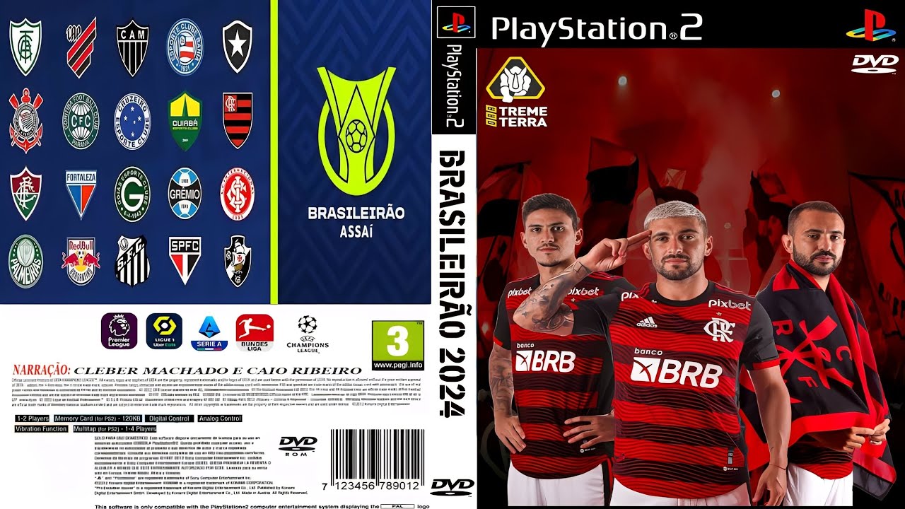 PES 2024 PS2 ISO BRASILEIRÃO EFOOTBALL ATUALIZADO - YouTube
