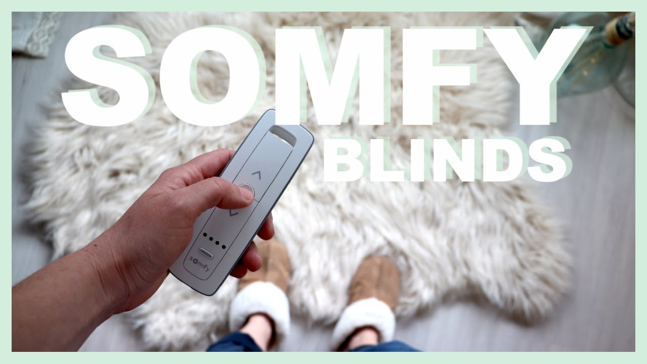 Motorized Designer Blinds from Somfy - YouTube