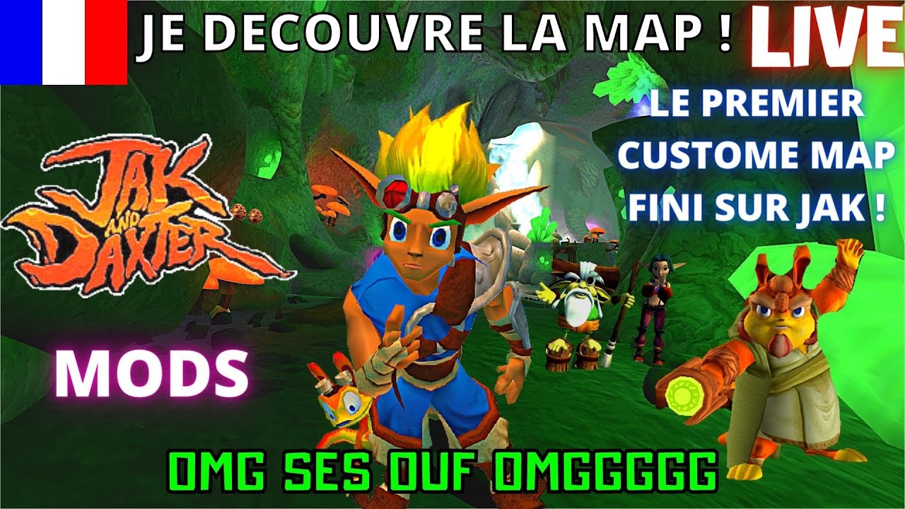 MAP CUSTOM The Forgotten Lands LIVE JAK AND DAXTER (FR) HD #LIVE # ...