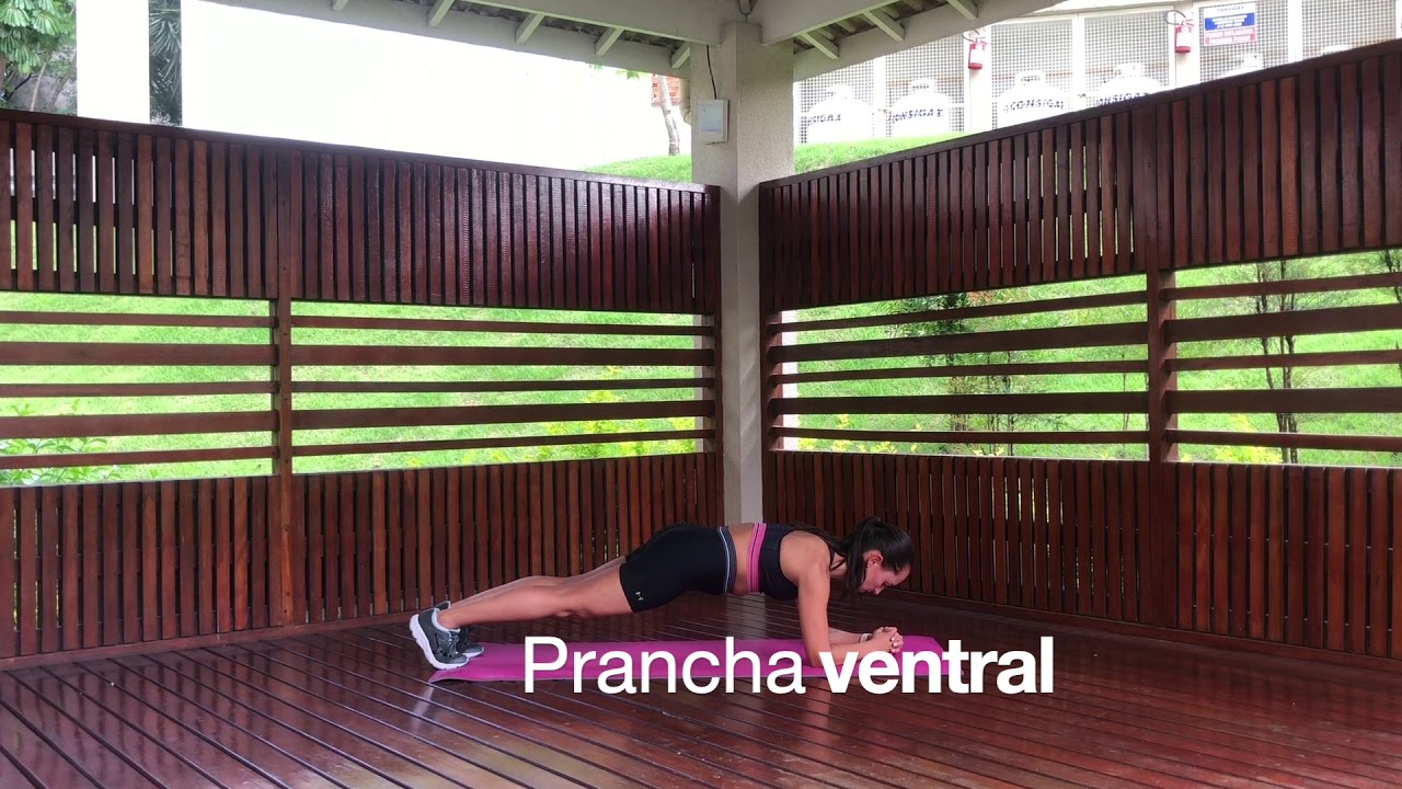 Exercício - Prancha ventral - YouTube
