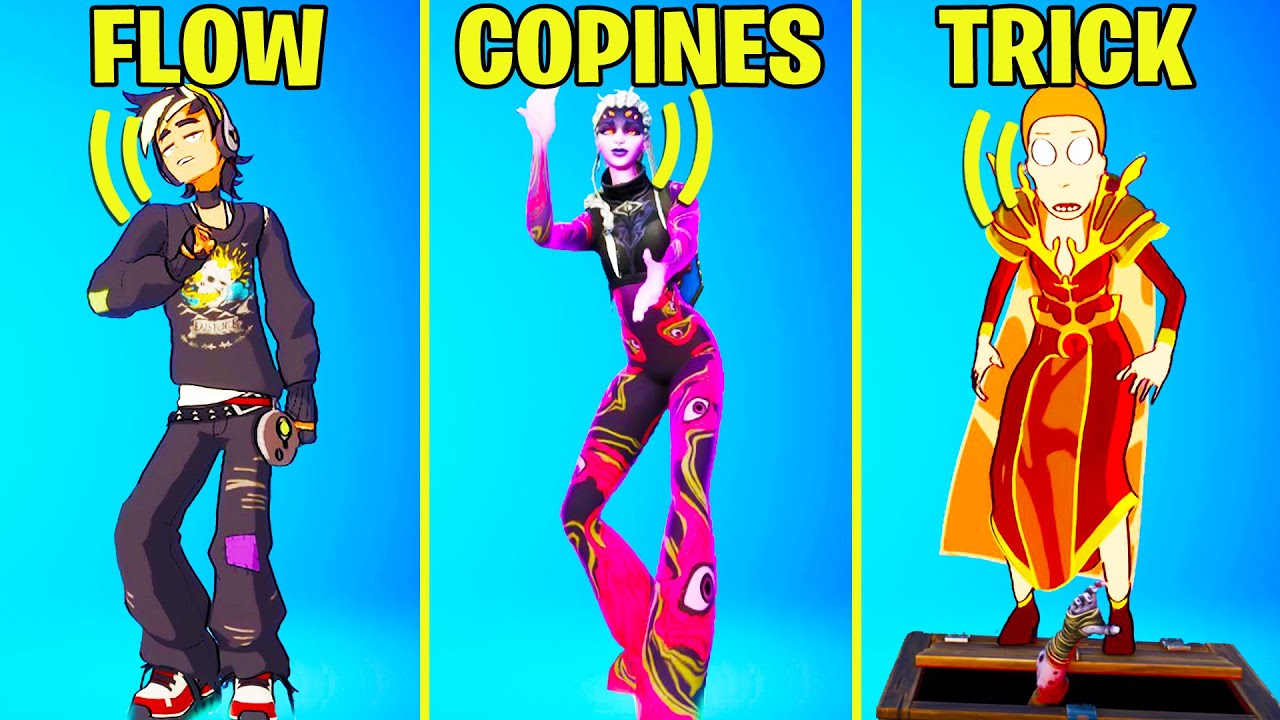 All Legendary Fortnite Dances & Emotes! (It's a Trick!, Pump Me Up ...