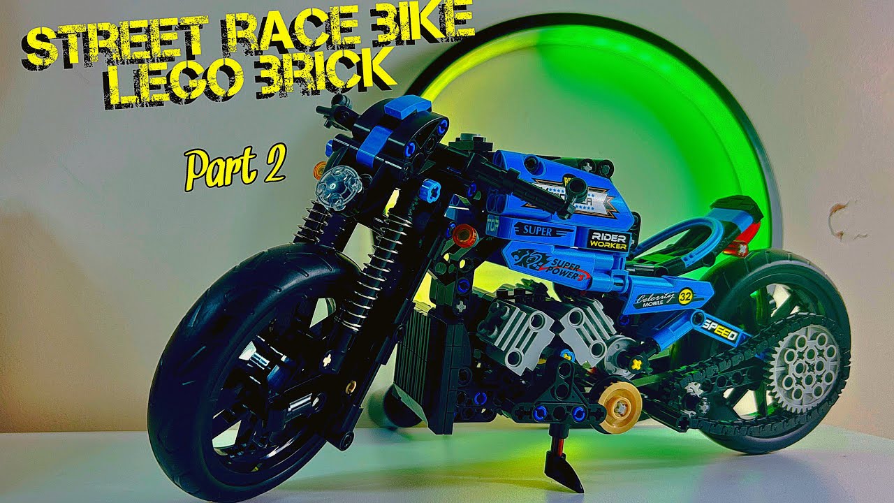 Watch This Street Race Bike Come to Life with LEGO Bricks! Part 2 - YouTube