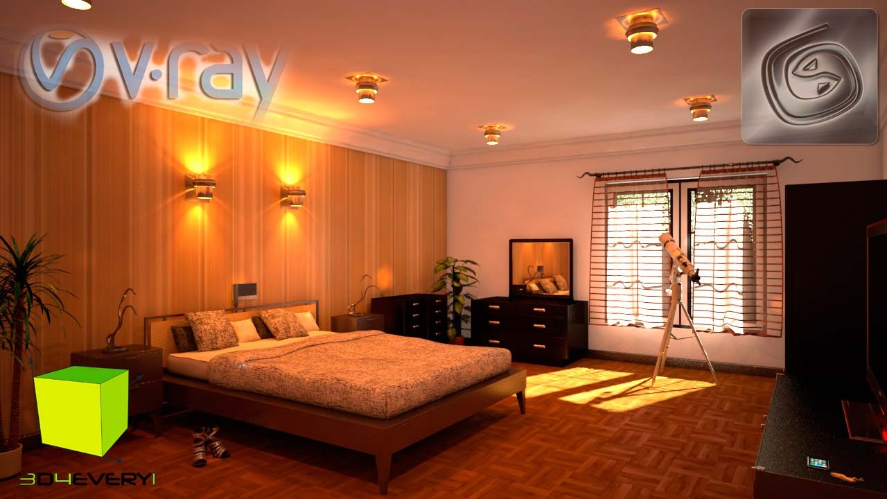 Materiales, utilizaremos VrayDirt para crear un render de Ambient ...