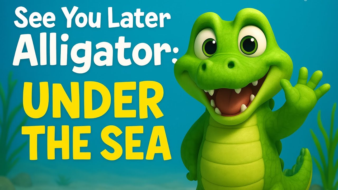 See You Later Alligator: Under the Sea! 🌊🐊 | Fun Goodbye Song for Kids ...