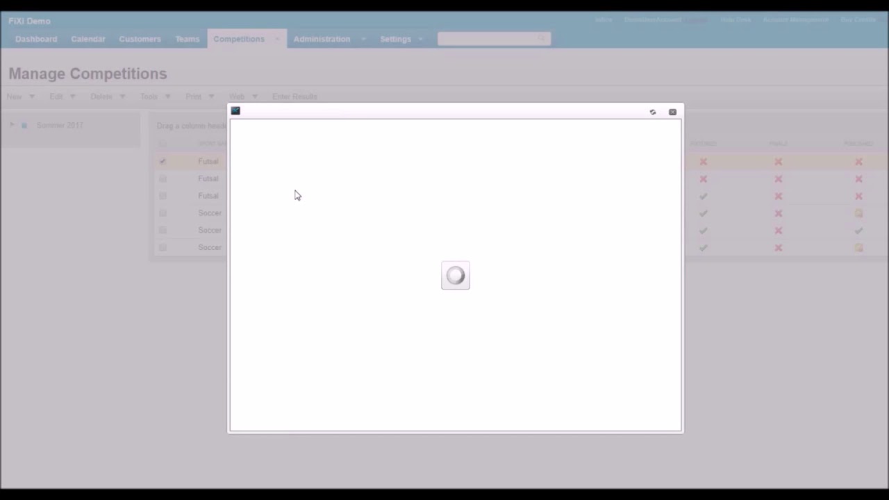 Split teams into two new competitions after a grading fixture. - YouTube