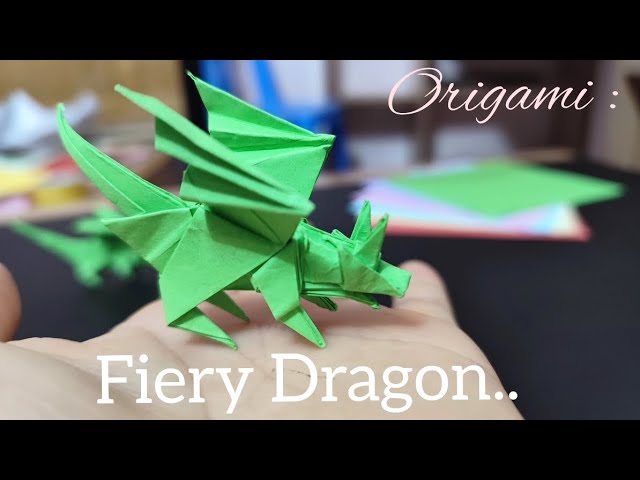 How To Fold An Origami Fiery Dragon