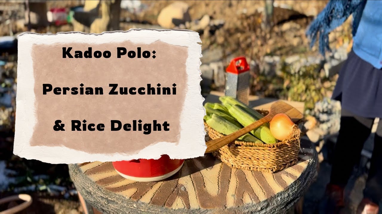 How to Make Persian Kadoo Polo | Delicious Zucchini & Meat Rice Recipe ...