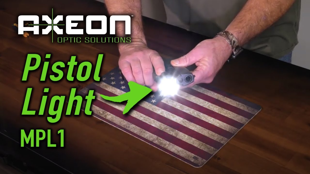 Review of Axeon Optics Pistol Light for Self Defense Handguns MPL1 ...