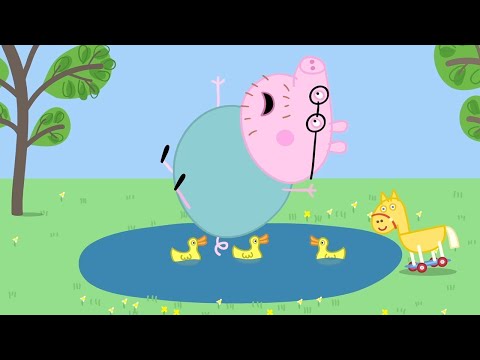 Daddy Pig Falls in the Pond! Peppa Pig Official Channel Family Kids ...
