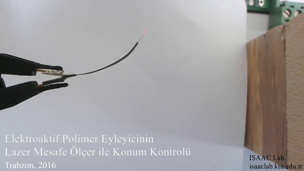 Displacement Control of a PPy based Electroactive Polymer Actuator - YouTube