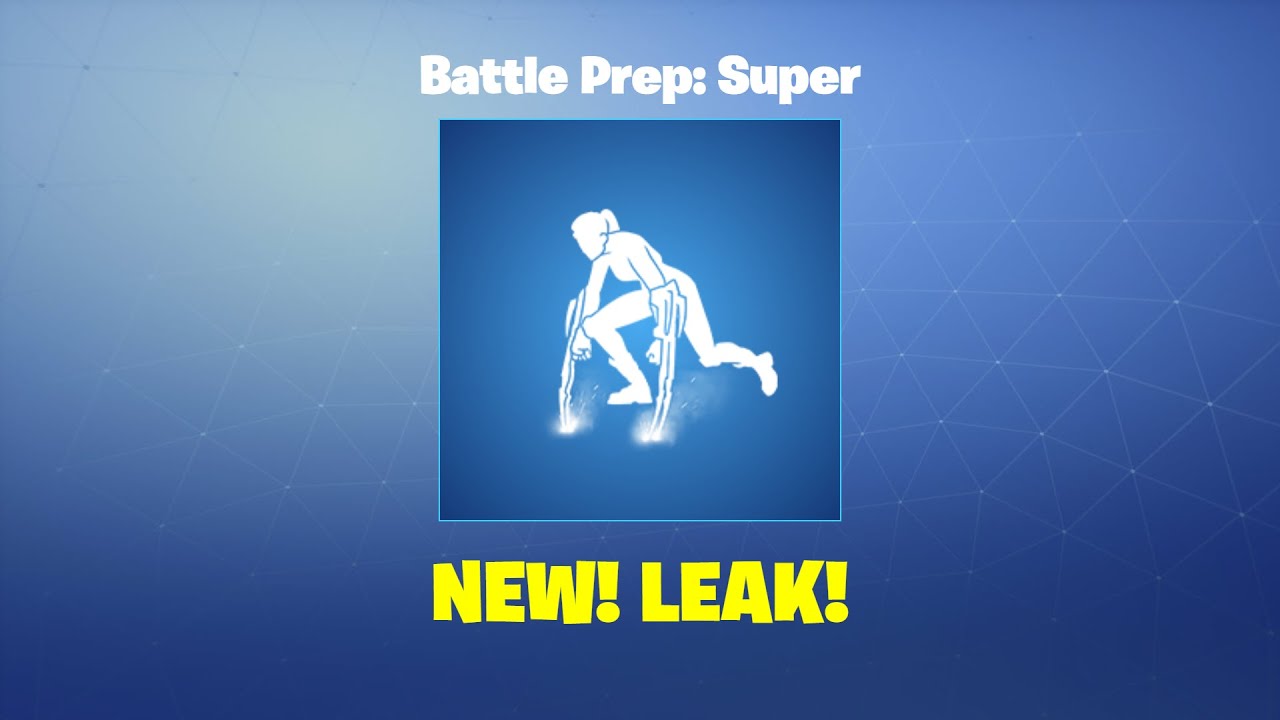 Battle Prep: Super | Leak | Fortnite Emote - YouTube