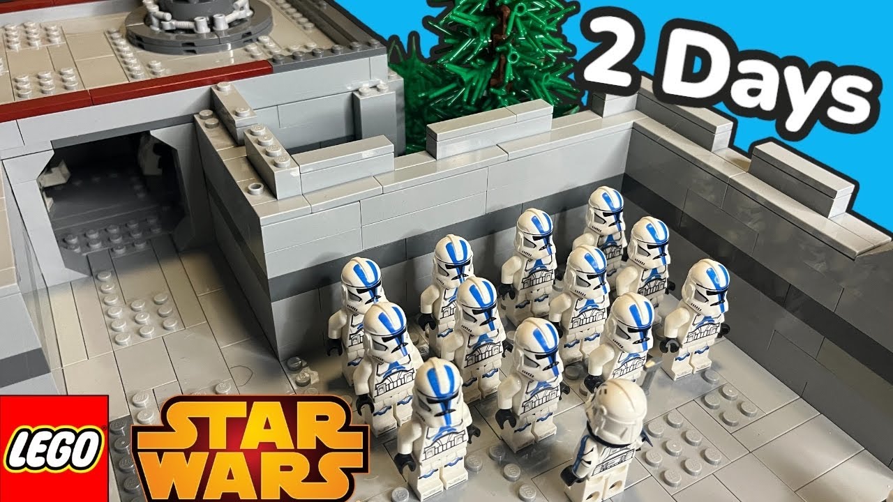 Building a LEGO Star Wars Clone Base In 2 Days! - YouTube
