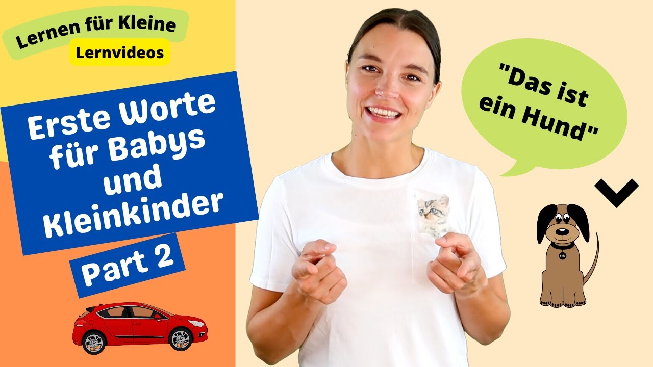 Lernen für Kleine mit Miss Josi - Lernvideos für Babys und Kleinkinder - Erste Worte - Folge 2 ...