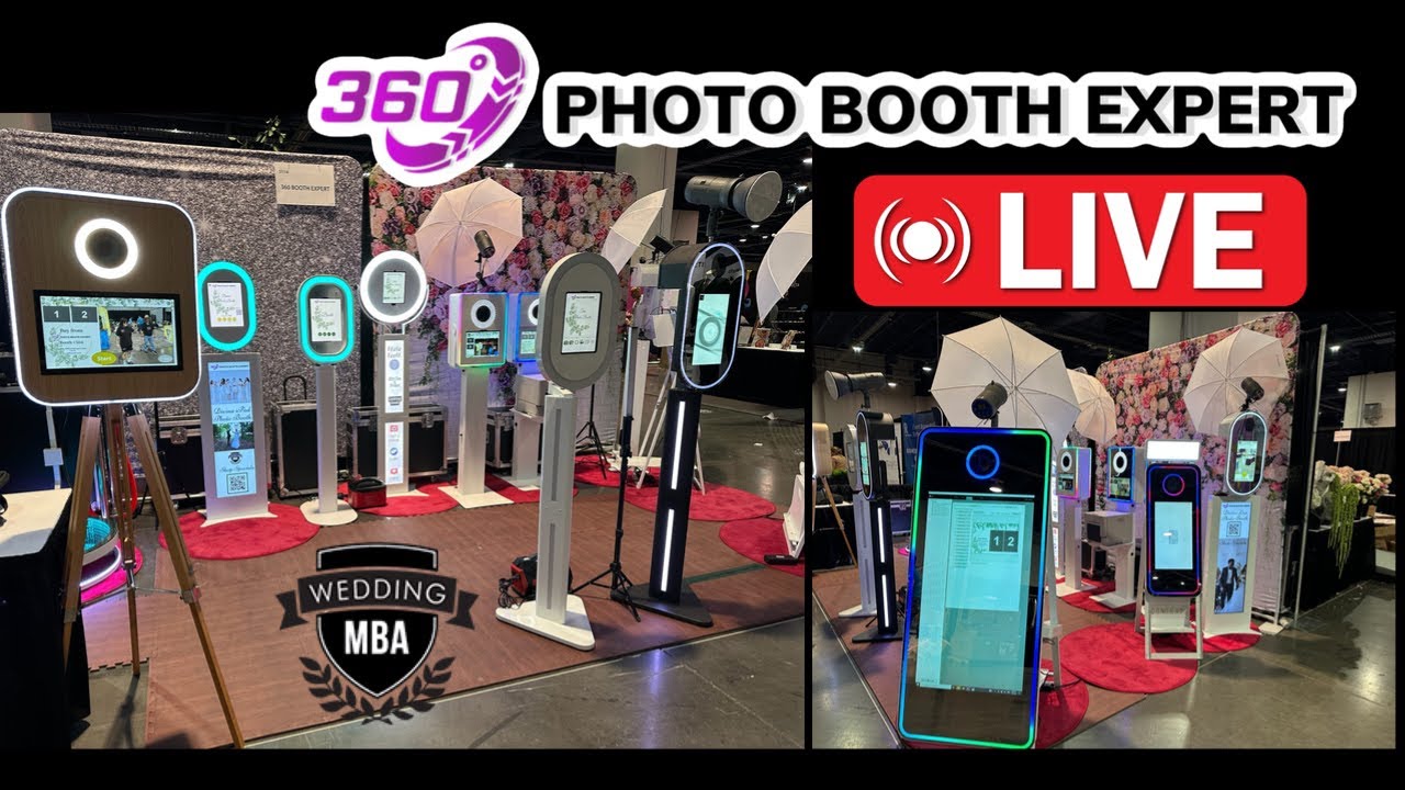 360Photo booth expert live at wedding mba 2024 - YouTube