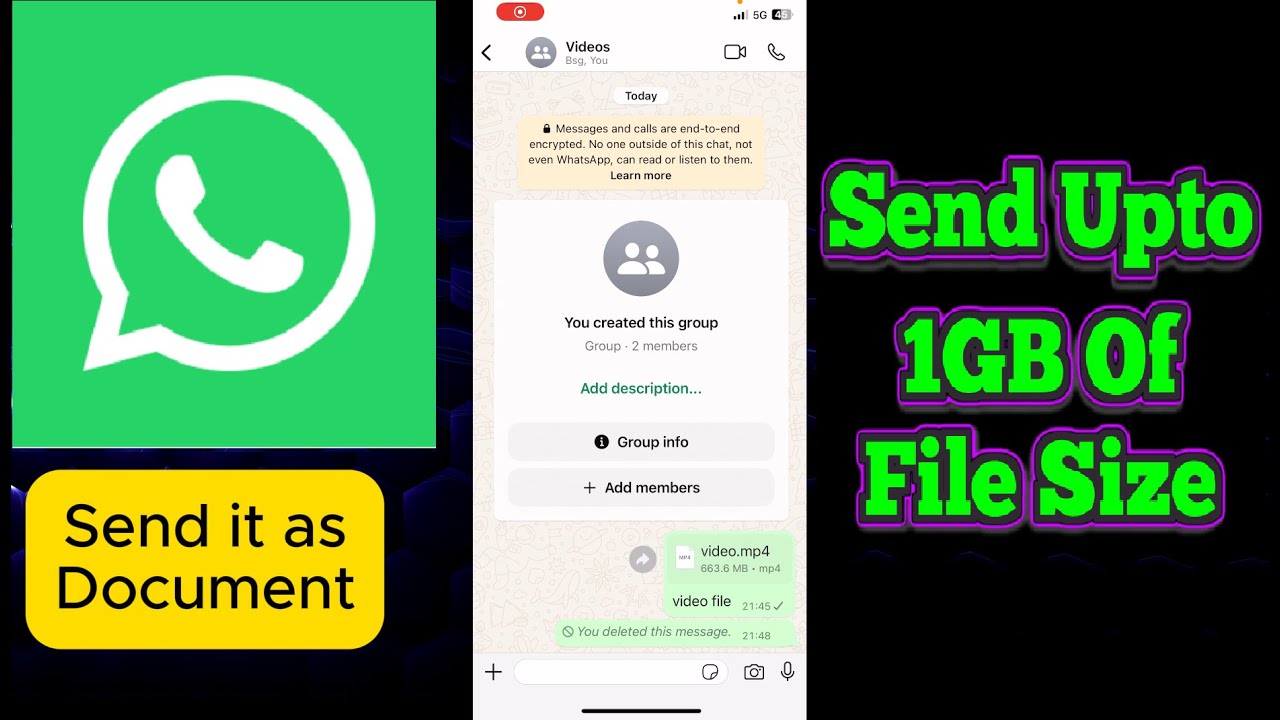 Send Up to 1GB Files on WhatsApp Messenger: Unlock the Secrets to ...