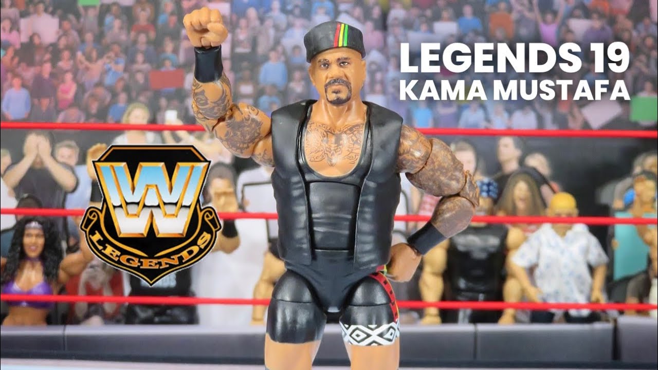 WWE Mattel Legends Series 19 Kama Mustafa Figure Review! - YouTube
