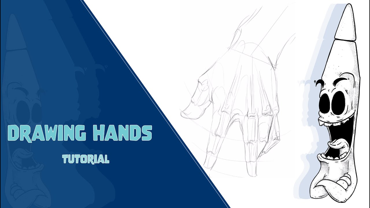 How to Draw Hands - Digital Illustration - YouTube
