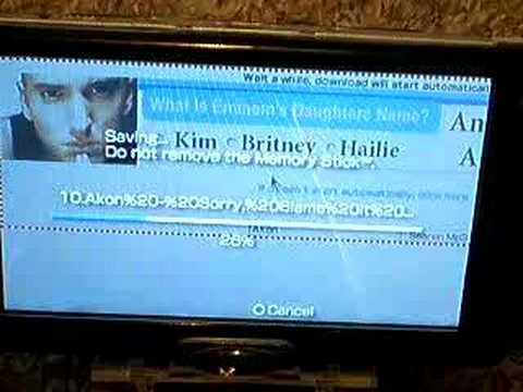 HOW TO DOWNLOAD MUSIC TO PSP - YouTube
