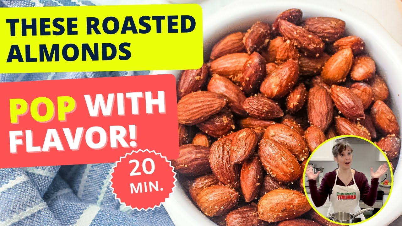 Easy Garlic Roasted Almonds Recipe You'll Love - Simple Italian Cooking