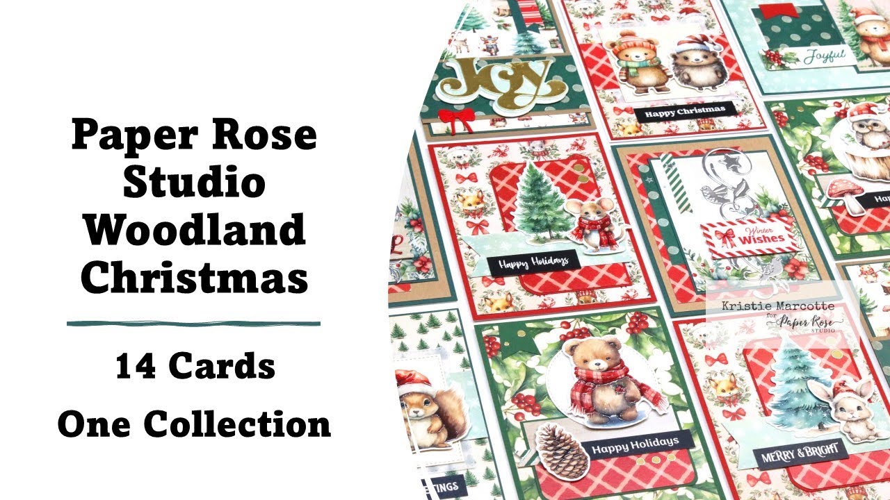 Paper Rose Studio | Woodland Christmas - YouTube