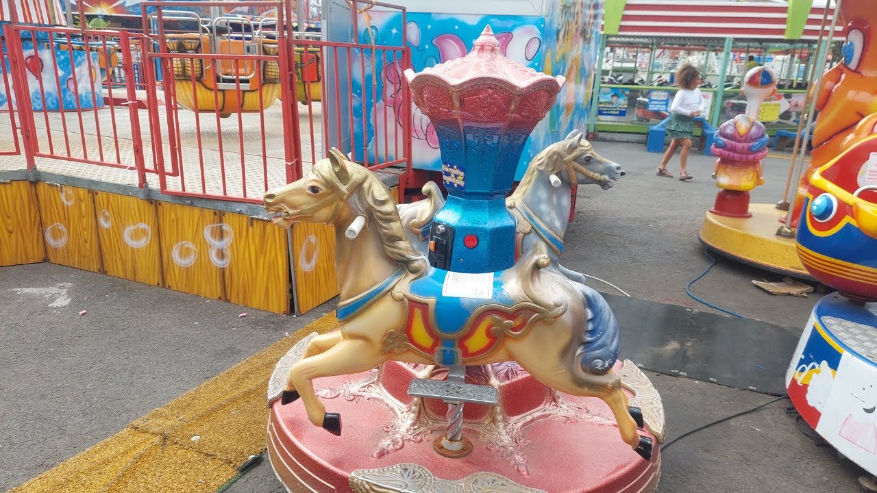 1990s Bafco Carousel Kiddie Ride - YouTube