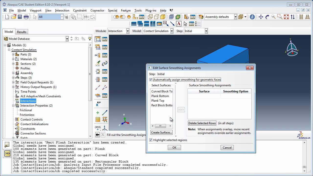 Modeling Contact using the General Contact method - YouTube